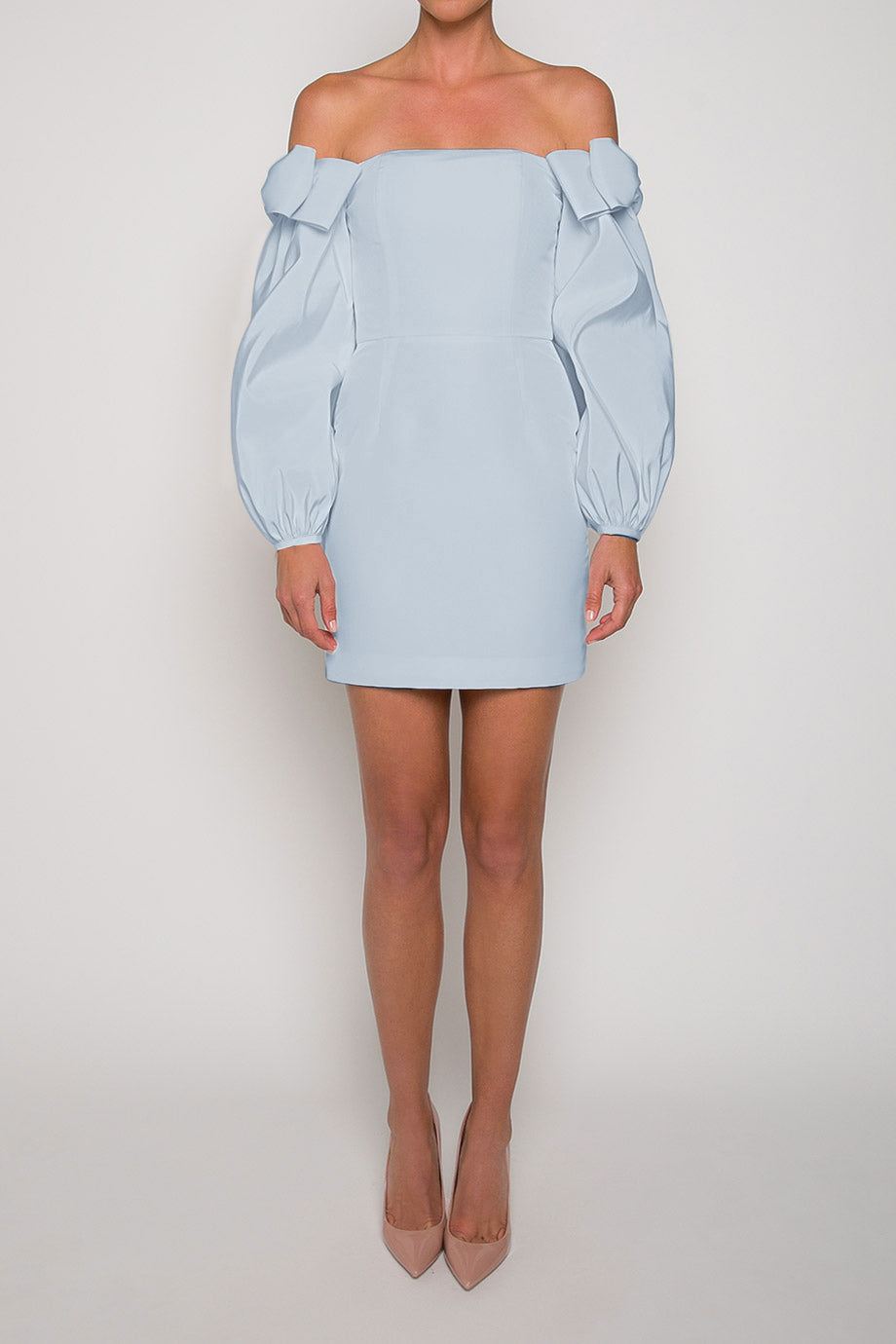 Katie Silk Faille Mini Dress – ALEXIA MARÍA