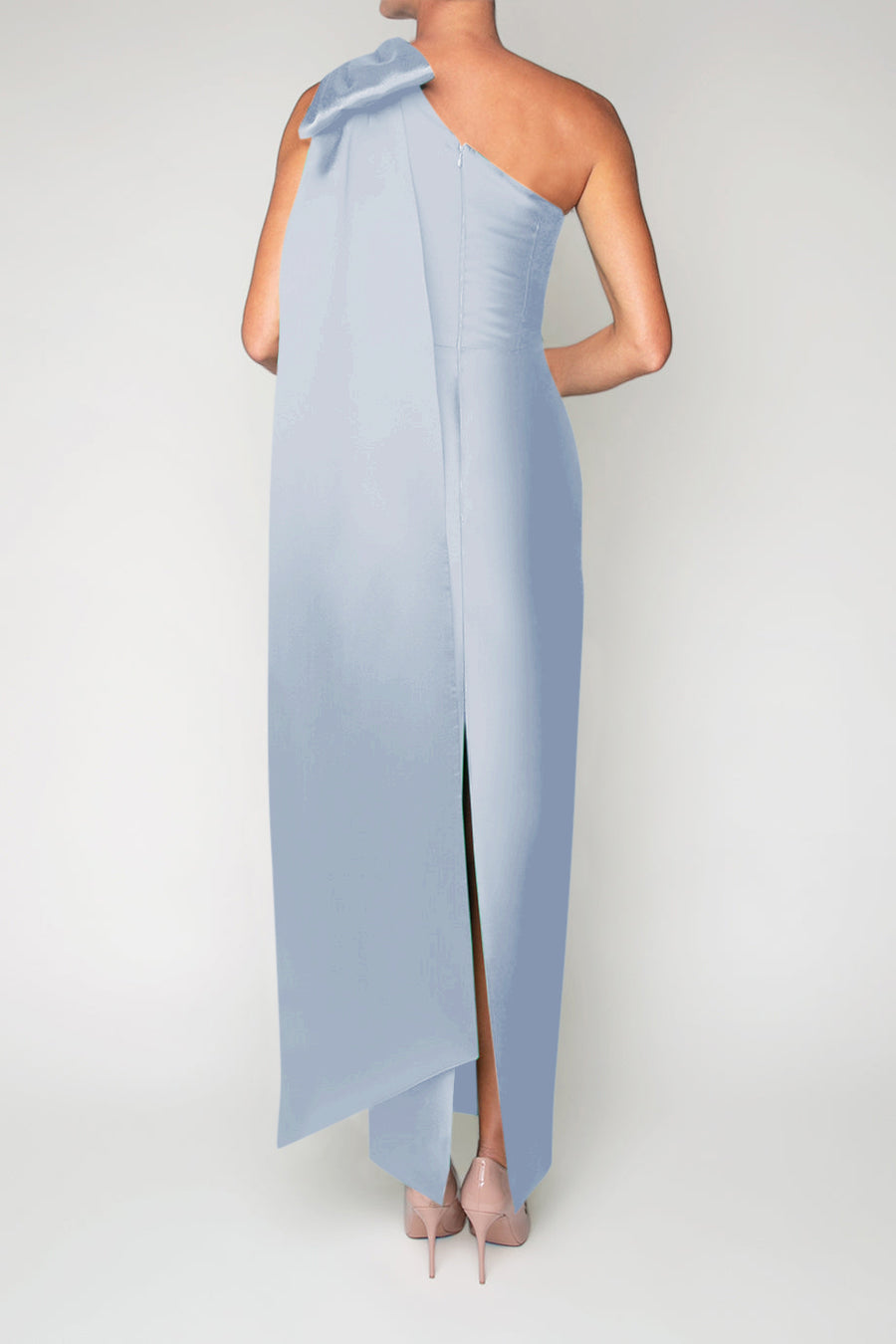 Gabriella Silk and Wool Column Gown – ALEXIA MARÍA